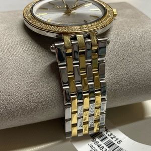 Michael Kors | Accessories | Nwt Michael Kors Darci Twotone Stainless ...